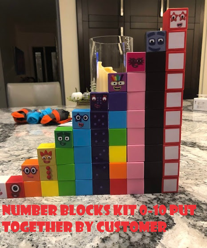 Magnetic Numberblocks Educational Magnetic Numberblocks 2X2cm math ...