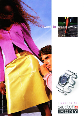 SWATCH WATCH MAGAZINE promo ad #047 ORIGINAL "NOT A WATCH" | eBay
