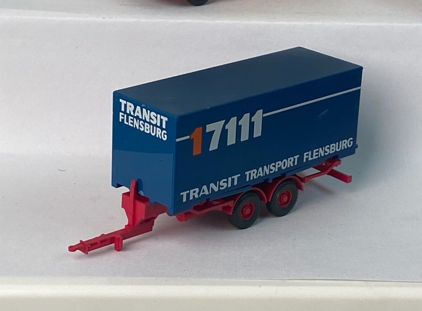Wiking Germany HO 2 Axle Trailer 17111 Transit Transport Flensburg | eBay