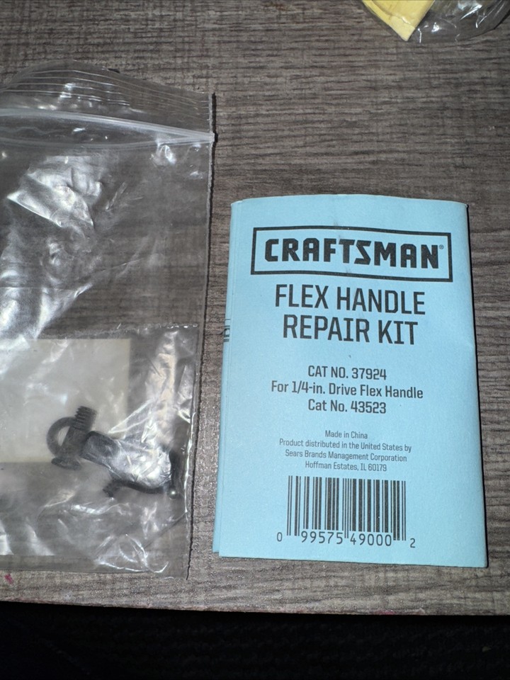 Craftsman 1/4" Flex Handle Breaker Bar Repair Kit 37924 Fits China Made ...