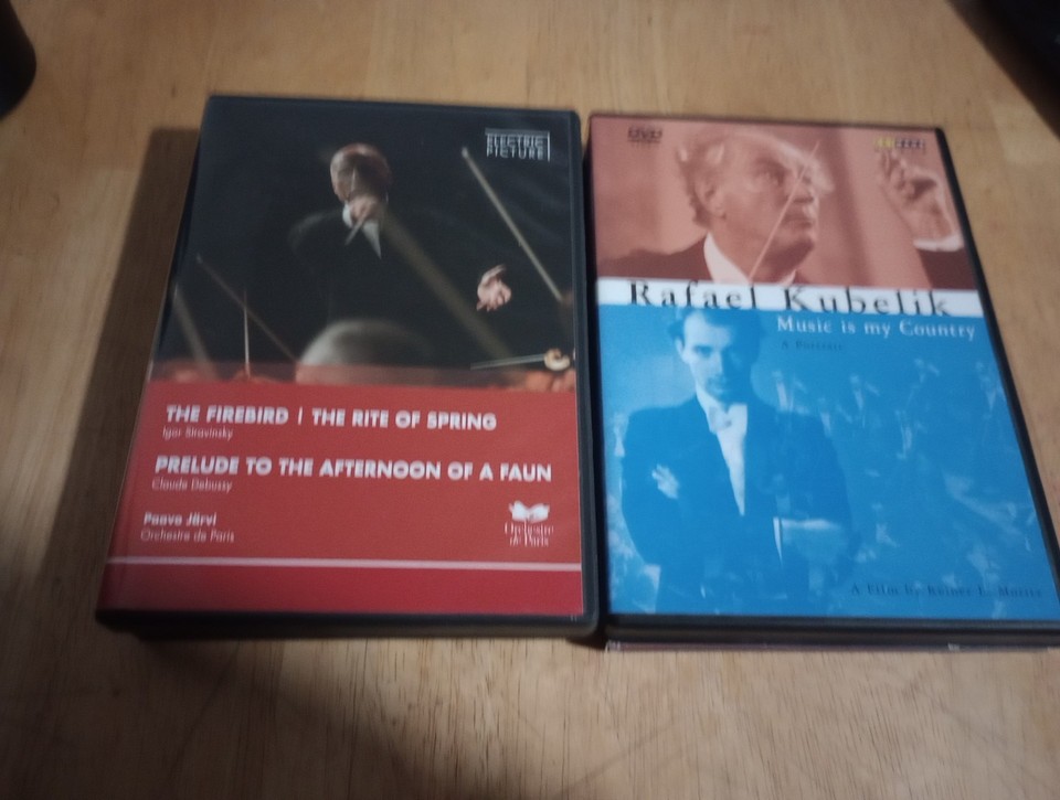MINT Classical Orchestra DVD LOT Of 5 Chailly, Schwarz, Jarvi Paris ...