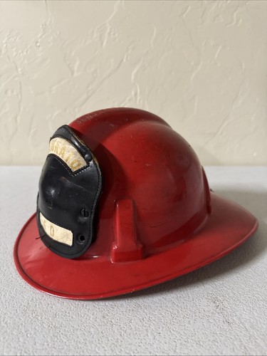 Vtg MSA Topgard Fireman’s Rescue Helmet W/ Mankato Fire Department ...