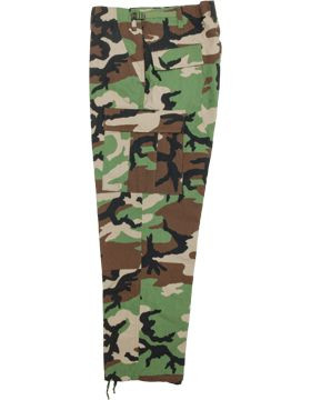 BDU Trouser Woodland 100 Ctn Ripstop 08 Large Reg F5201 | eBay