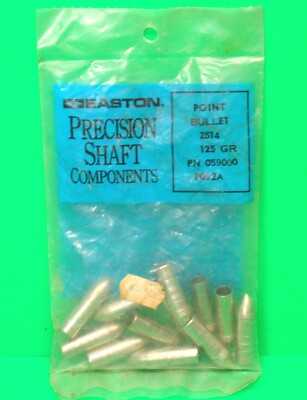 Easton Precision Bullet Target Points for 2514 Aluminum Arrows 125 gr ...