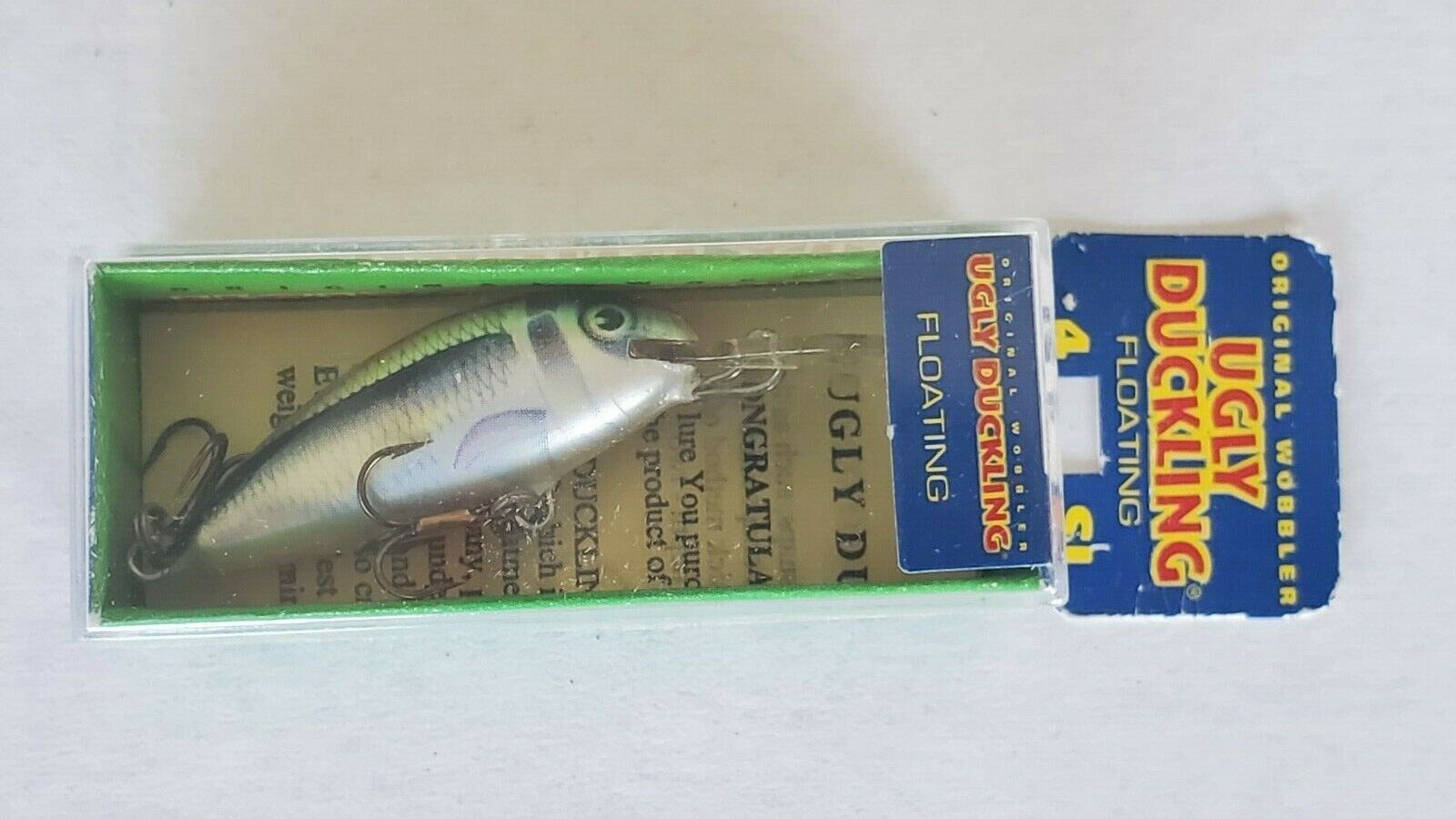 UGLY DUCKLING LURES NO 4 ASSORTED 30 YEARS OLD BRAND NEW IN PACK YOU ...