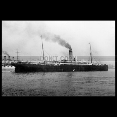 Photo B.000135 SS CANOPIC WHITE STAR LINE 1907 PAQUEBOT OCEAN LINER | eBay