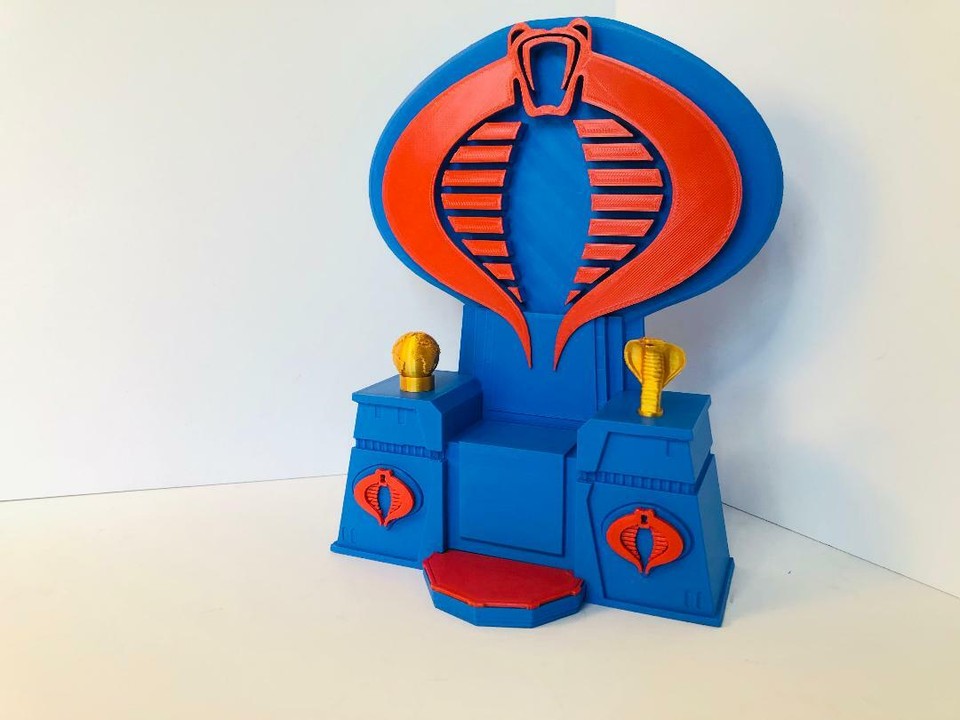 Gi joe 3d printed Throne for cobra commander,destro for 6 inch figures ...