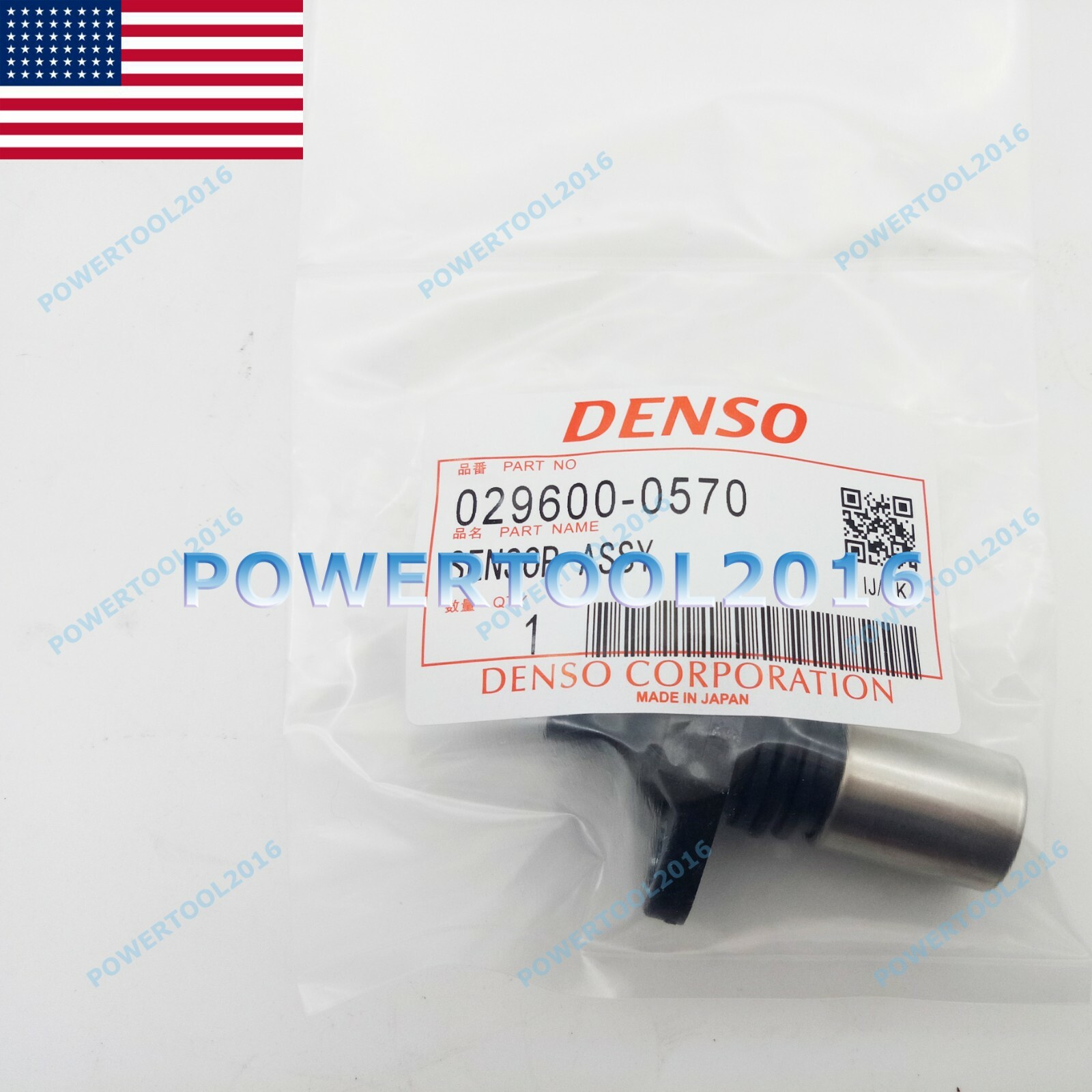 New Crankshaft Position Sensor 0296000570 19300-97201 For Toyota Hino ...