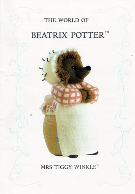 ALAN DART BEATRIX POTTER TOY/DOLL ** MRS TIGGY-WINKLE ** TDB KNITTING ...
