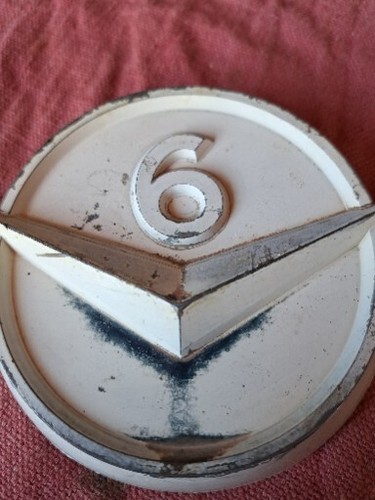 1960 -1961 Chevrolet, GMC, Original V6 Emblem Badge OEM # 2392804 RARE ...