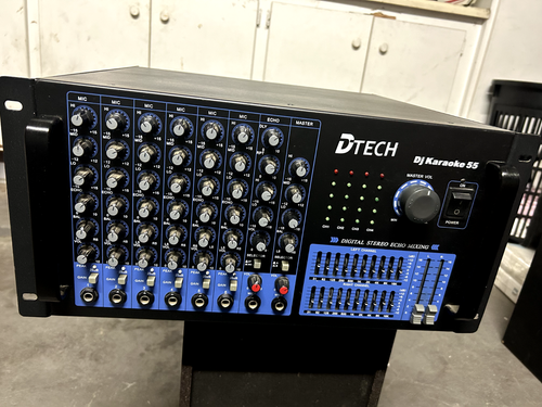 Dtech DJ Karaoke 55 Karaoke Mixer Amplifier | eBay
