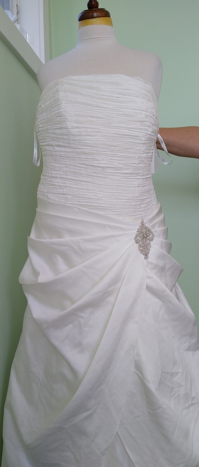 David's Bridal Ivory Wedding Dress Sz 22 NEW MSRP $499 SAVE $350 Off ...