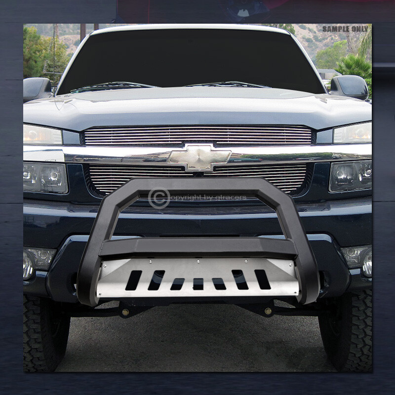 For 2005/2006-2010 Hummer H3 Matte Black AVT Edge Bull Bar Bumper Guard ...