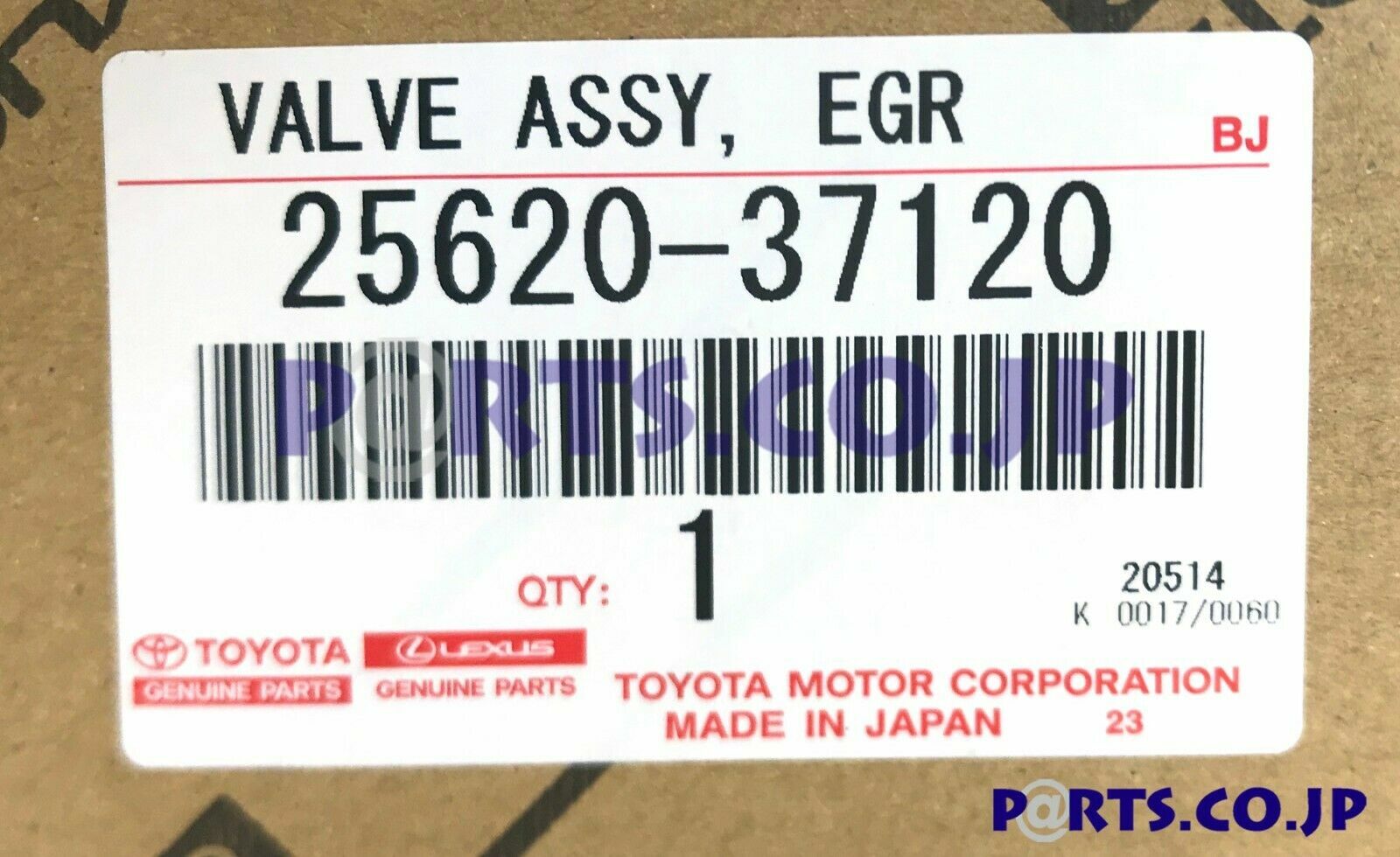 TOYOTA LEXUS Genuine EGR Valve Assy 25620-37120 For 2010-15 PRIUS 2011 ...