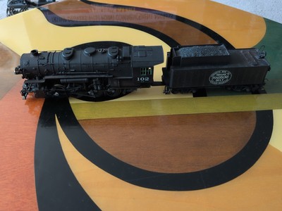 Model Indiana Harbor Belt 0-8-0 Steam Engine & Tender 2 Rail O Scale ...