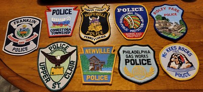 Vintage Assorted Pennsylvania Police Patch (LOT OF 9) | eBay