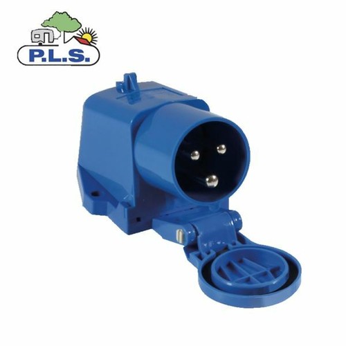 Caravan Mains 240v Inlet Surface Mounted Plug Angled Motorhome 16A ...