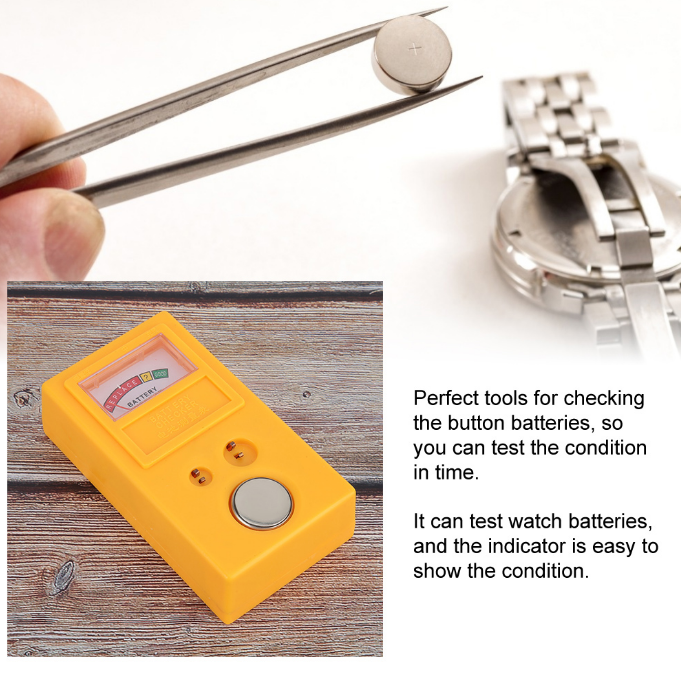 1.55V 3V Button Battery Checker Watch Battery Tester Cell Measuring ...