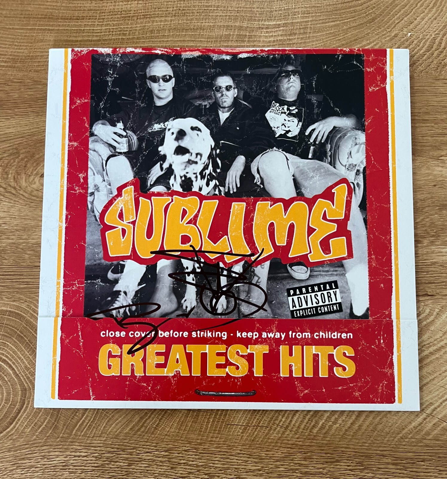 * SUBLIME * signed vinyl album * ERIC WILSON & BUD GAUGH * GREATEST ...