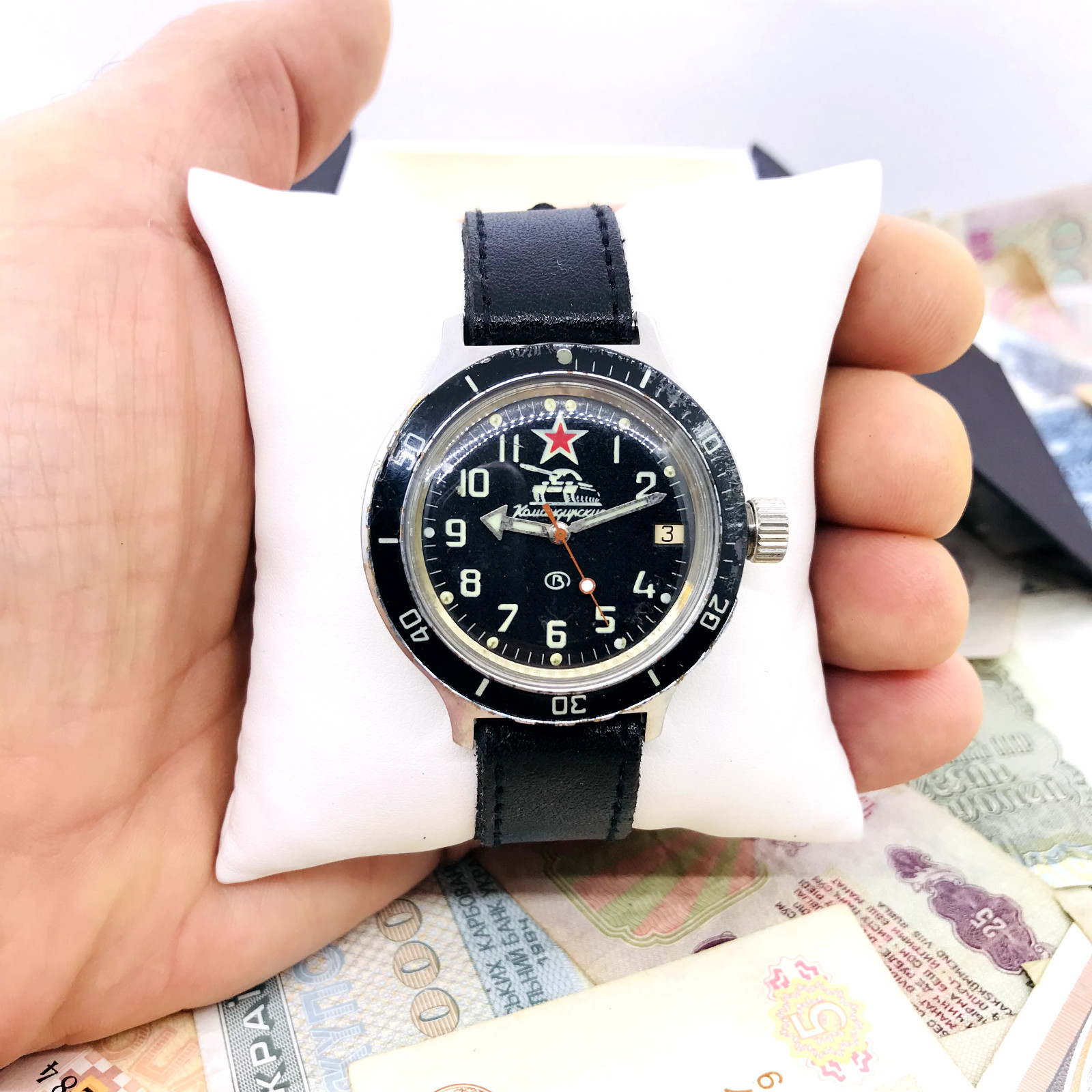 🎖 Original Tank Rare Vostok Amphibia 2409 Wostok US… - Gem