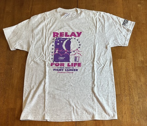 Vintage 90s Relay For Life T Shirt Large | eBay