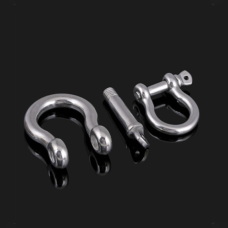 Bow D Shackle A2 304 Stainless Steel Marine Chains Mooring 4,6,8,10,12 ...