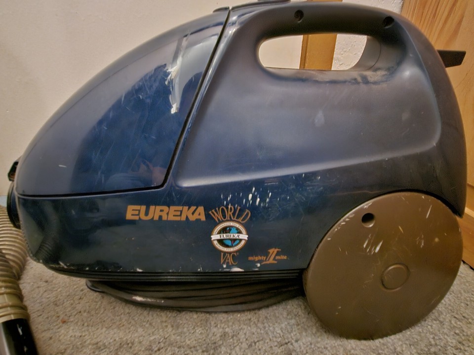 Eureka Mighty Mite II World Vac Canister Vacuum READ DESCRIPTION | eBay
