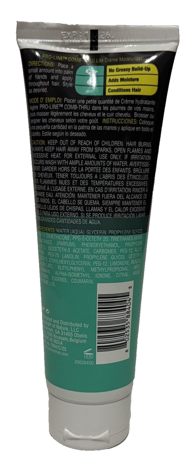 Proline Comb Thru Lite Creme Moisturizer Hydrant Creme Hair/ Scalp ...