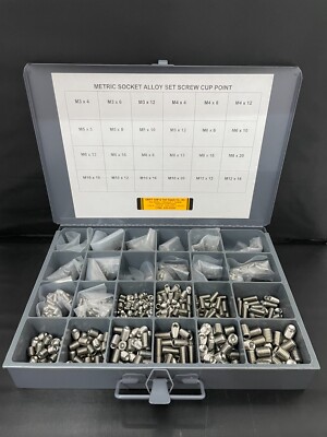 2000pcs- METRIC ASSORTMENT KIT- SOCKET ALLEN SET SCREW CUP POINT ...
