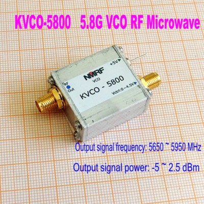 NEW 5.8G 5800Mhz VCO RF Microwave VCO / Sweep Source / Signal Generator ...
