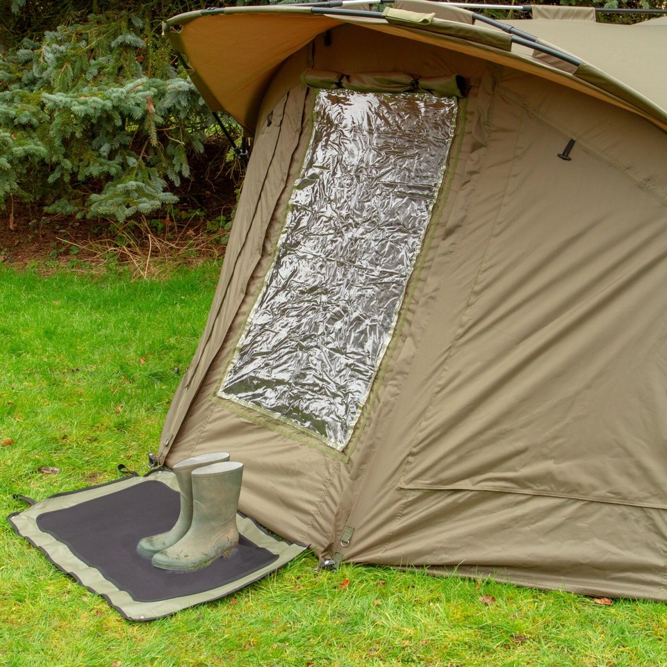 2 Man Bivvy Carp Fishing Overnight Shelter Tackle Brolly Pram System + Overwrap | eBay UK