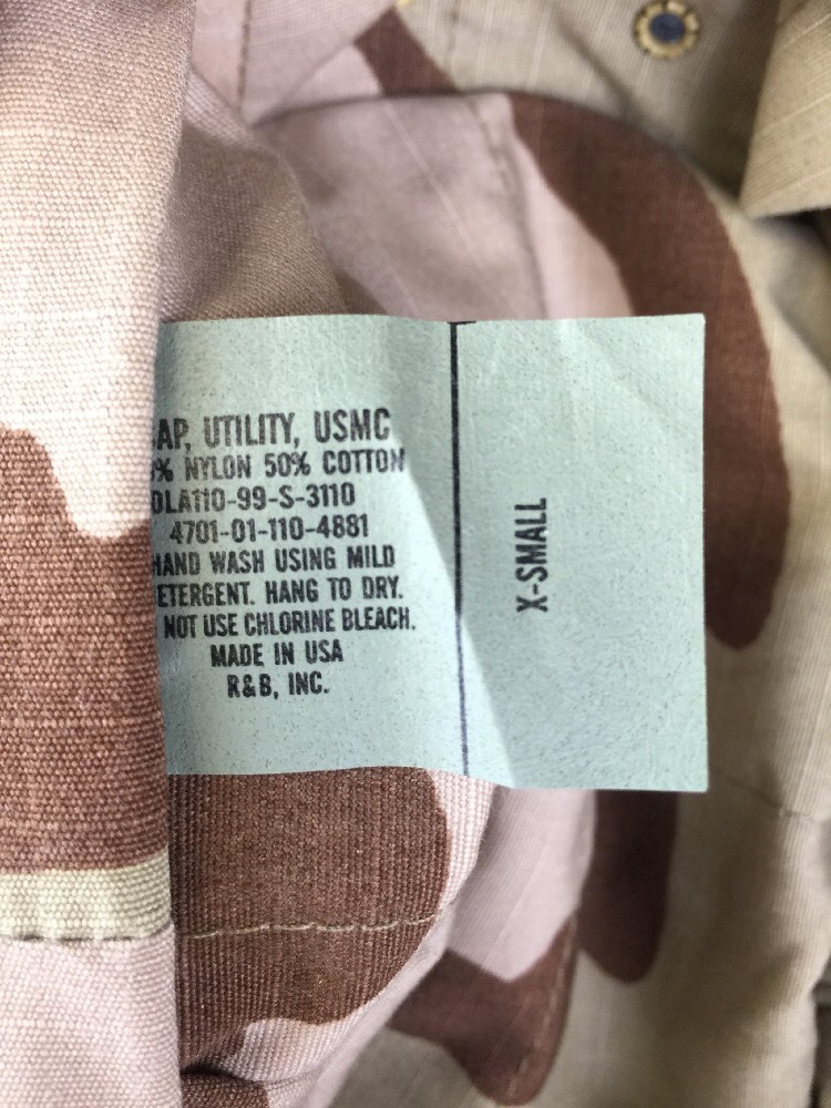 US MILITARY USMC 8-POINT DESERT CAMO UTILITY CAP DCU SIZE XSMALL NEW | eBay