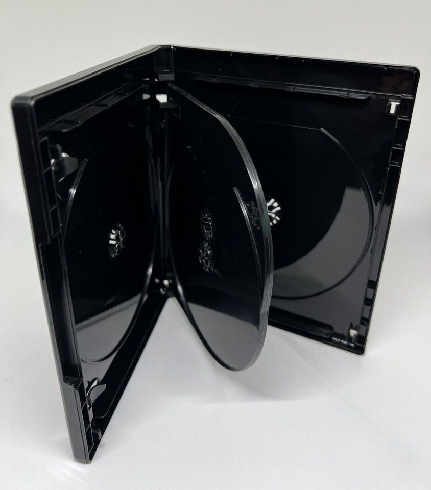 NEW 15mm 4K ULTRA HD BLACK 4-DISC CASE, BOOKLET CLIPS, SLEEVE, PS4-15MM ...