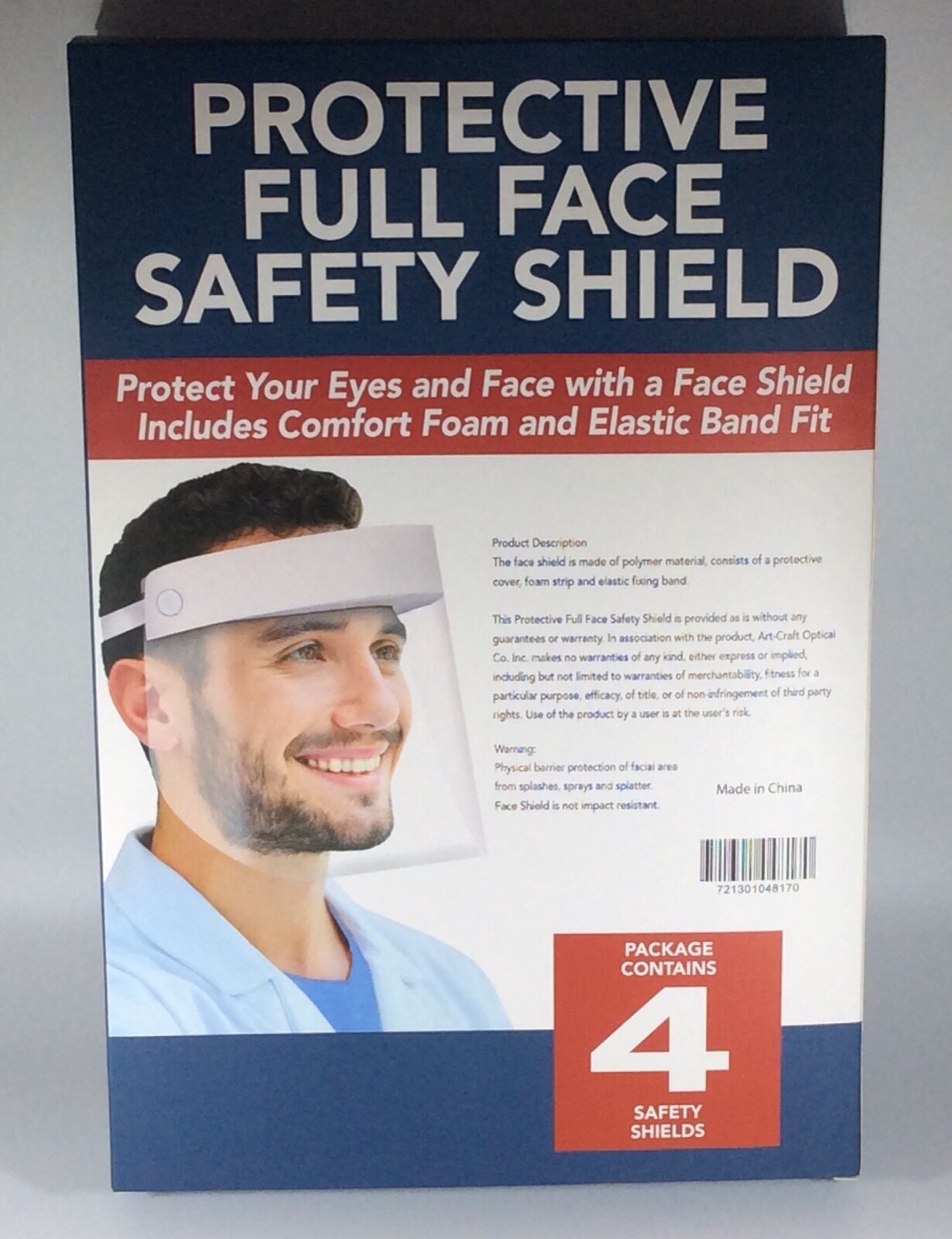 Protective Full Face Safety Shield Face Mask Reuseable New | eBay