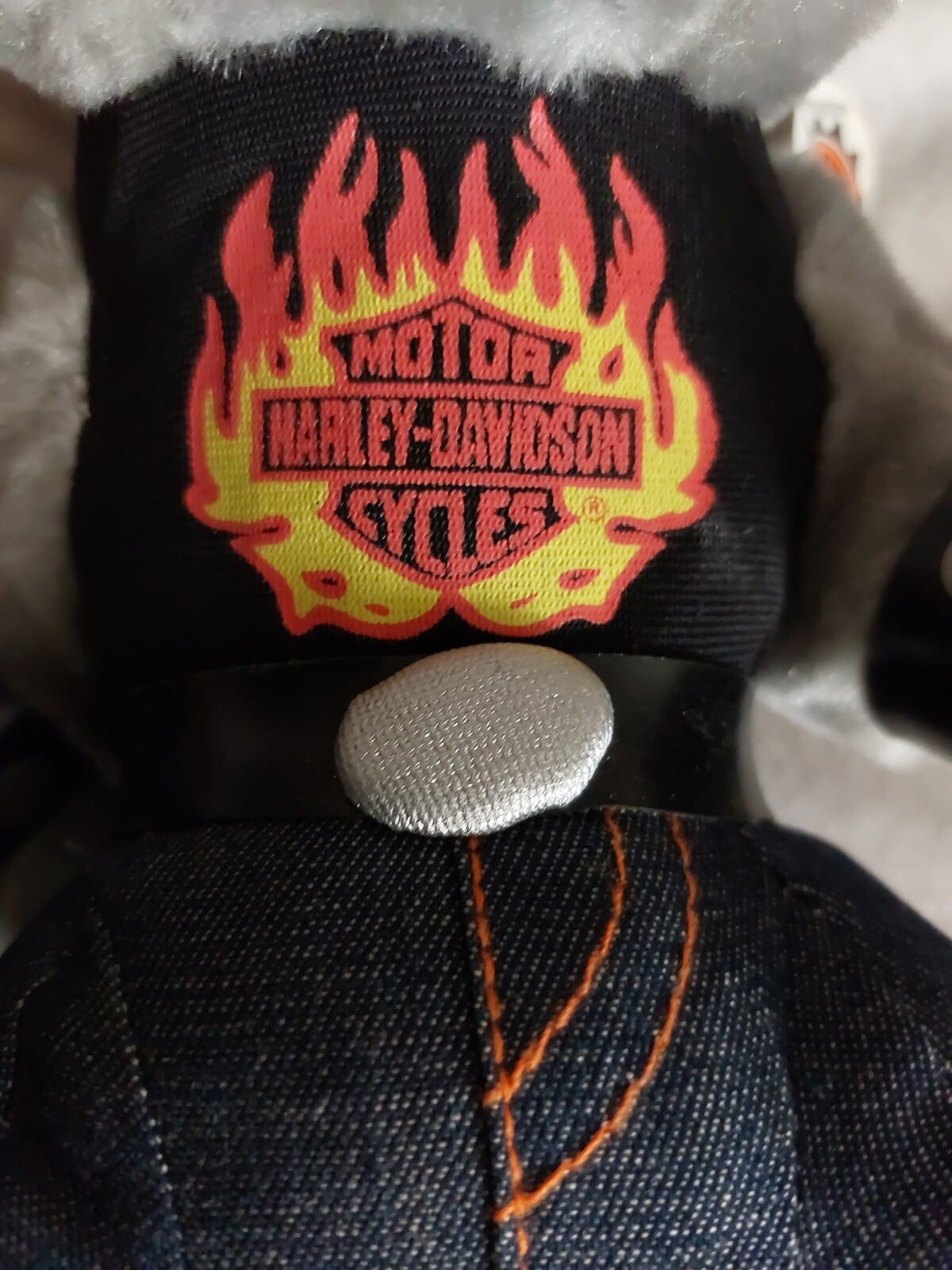 Vintage Harley Davidson Plush Bulldog Stuffed Animal Biker Dog 12 in ...