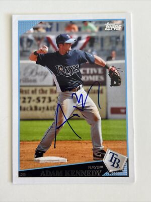 Adam Kennedy Autographed 2009 Topps Card #578 In Person M939 | eBay