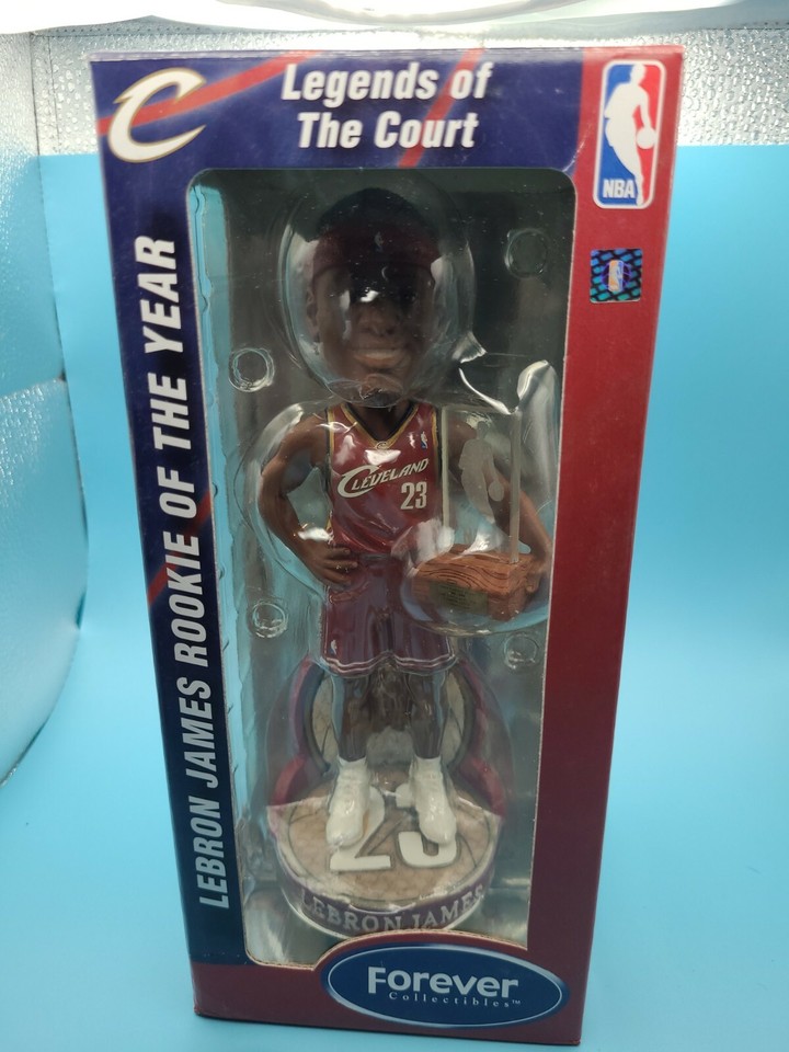 Lebron James Rookie Of The Year Bobblehead Near Mint New From Sealed ...