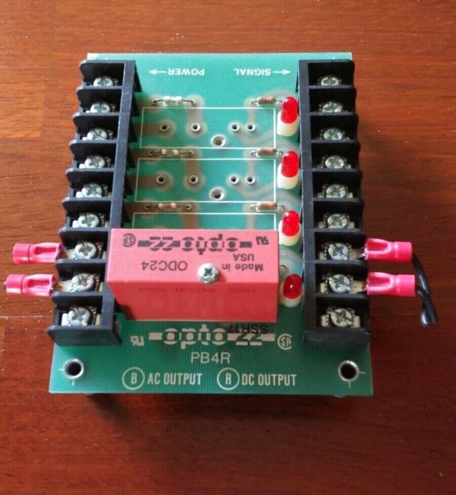 OPTO 22 PB4R Relay Board I/O Module AC/DC w/ 1 ODC24 Relay Module | eBay