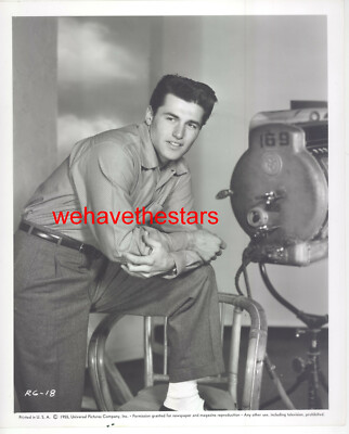 Vintage Race Gentry QUITE HANDSOME SEXY '55 Publicity Portrait | eBay
