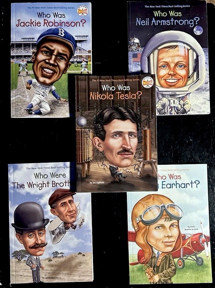 Who Was Series Illustrated Biography Collection Book Set Lot of 5 | eBay