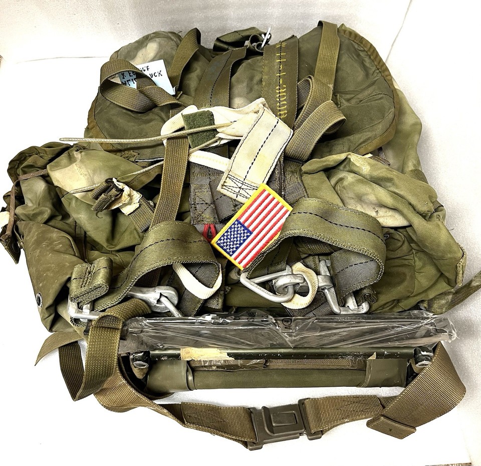 USGI Army Large ALICE Field Pack. Complete Frame, Straps, Belt, & Cargo ...