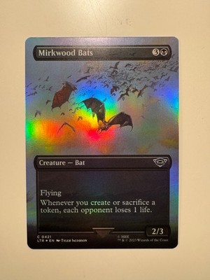 Magic MTG • Mirkwood Bats (Borderless) • LOTR 421 • C Foil • ENG • MINT ...