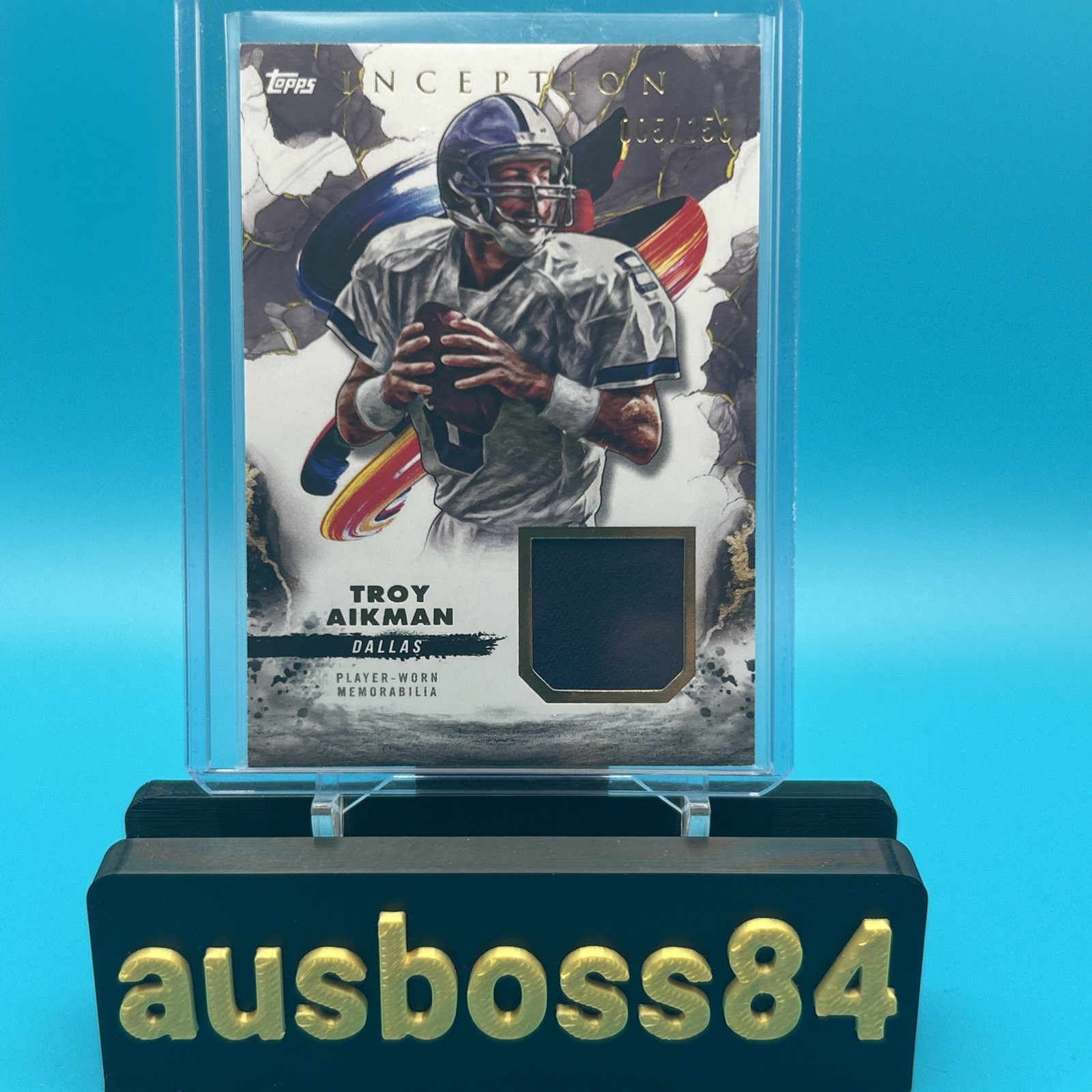 2024 Topps Inception - Relics Troy Aikman #RC-TA /150 (MEM) for sale ...