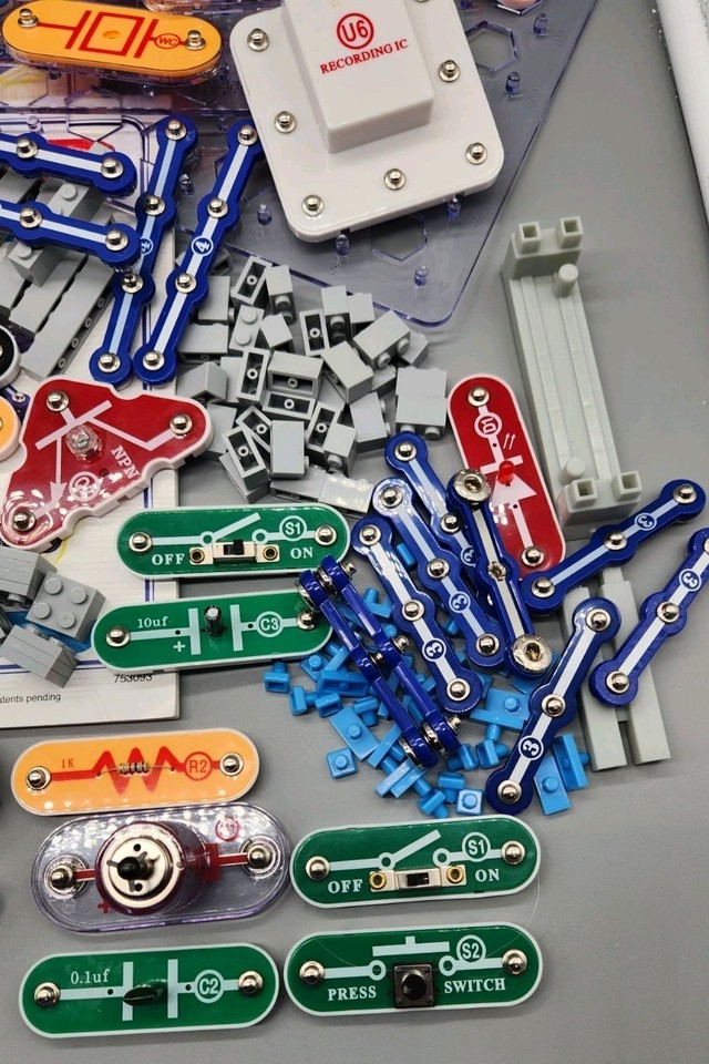 Snap Circuit 203 Bric Structures Random Large Set Elenco 3 Manuals | eBay