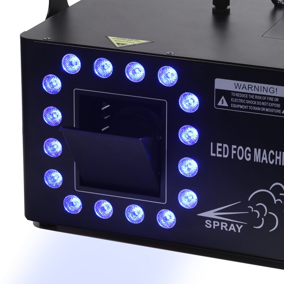 1500W Low Profile Hazer Haze Smoke Machine DMX Theater DJ Party Stage ...