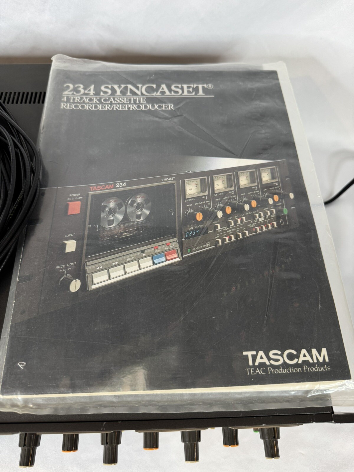 TASCAM 234 Syncaset 4 Track Analog Cassette Recorder TEAC ...