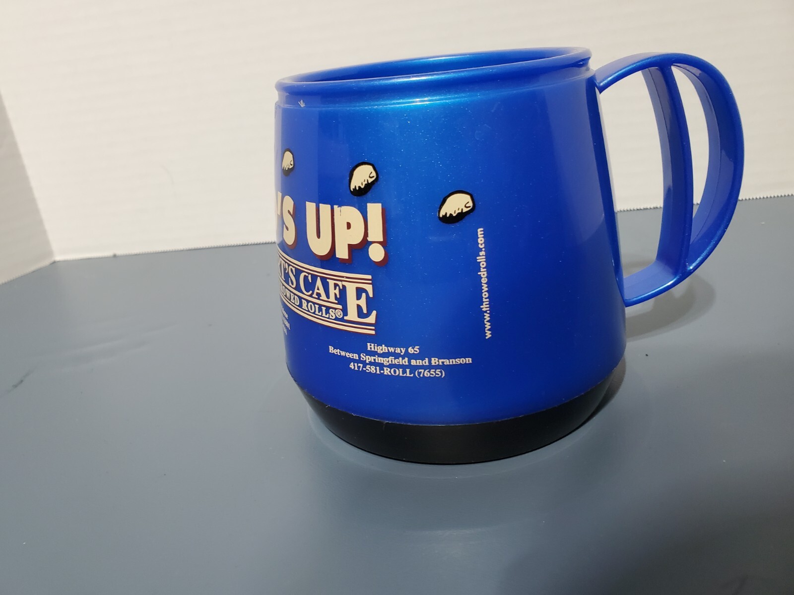 Lambert's Cafe Coffee Mug Cup Wide Base Home Of Throwed Rolls Thermo ...