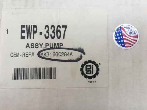 MACK E7 WATER PUMP KIT 316GC284A PAI # EWP-3367 | eBay