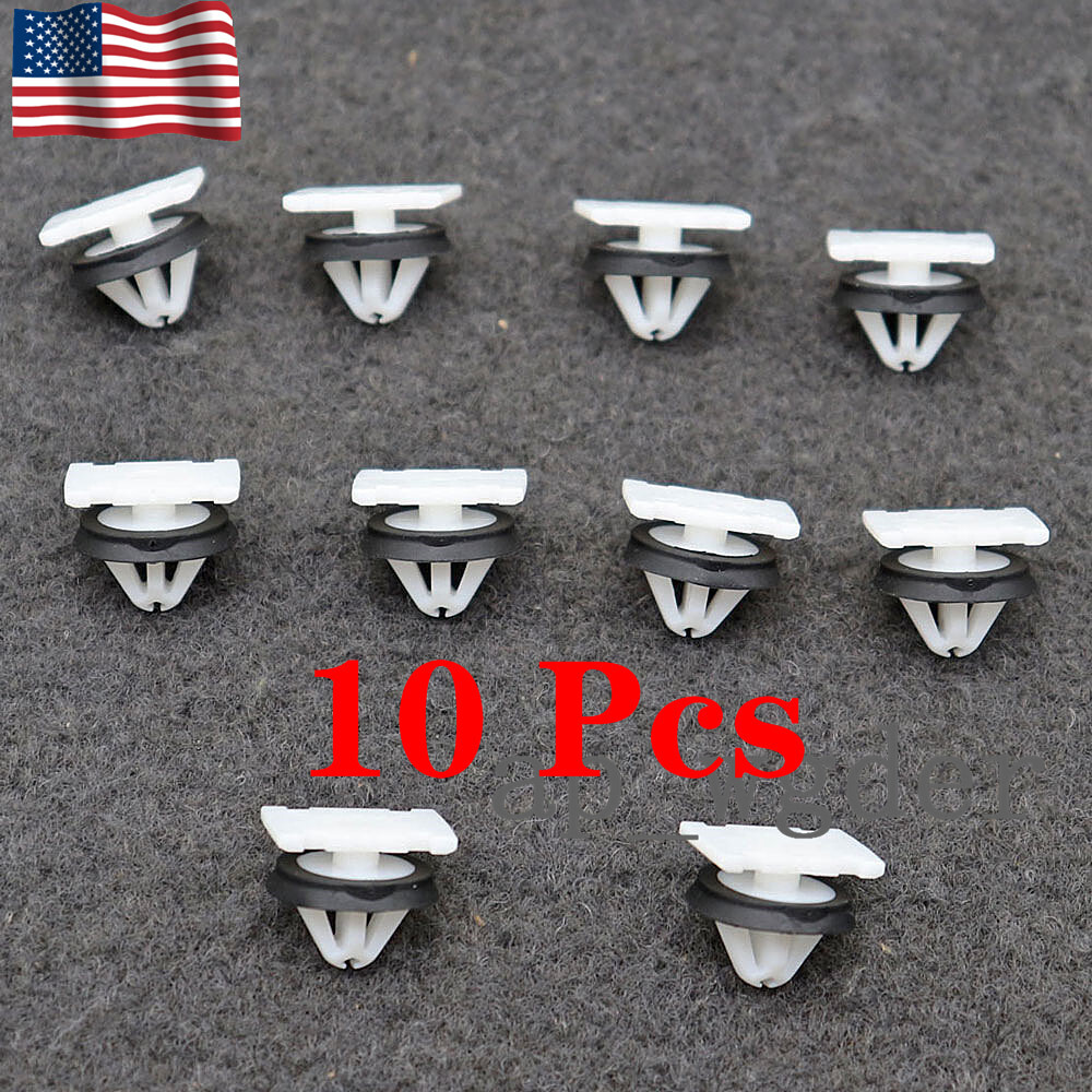 10Pcs Rocker Panel Moulding Clips Trim Mountings Screws For GM Buick ...