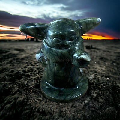 4" Yoda Star Wars Ornament Jade Yoda Action Figure Statue Yoda Crystal ...